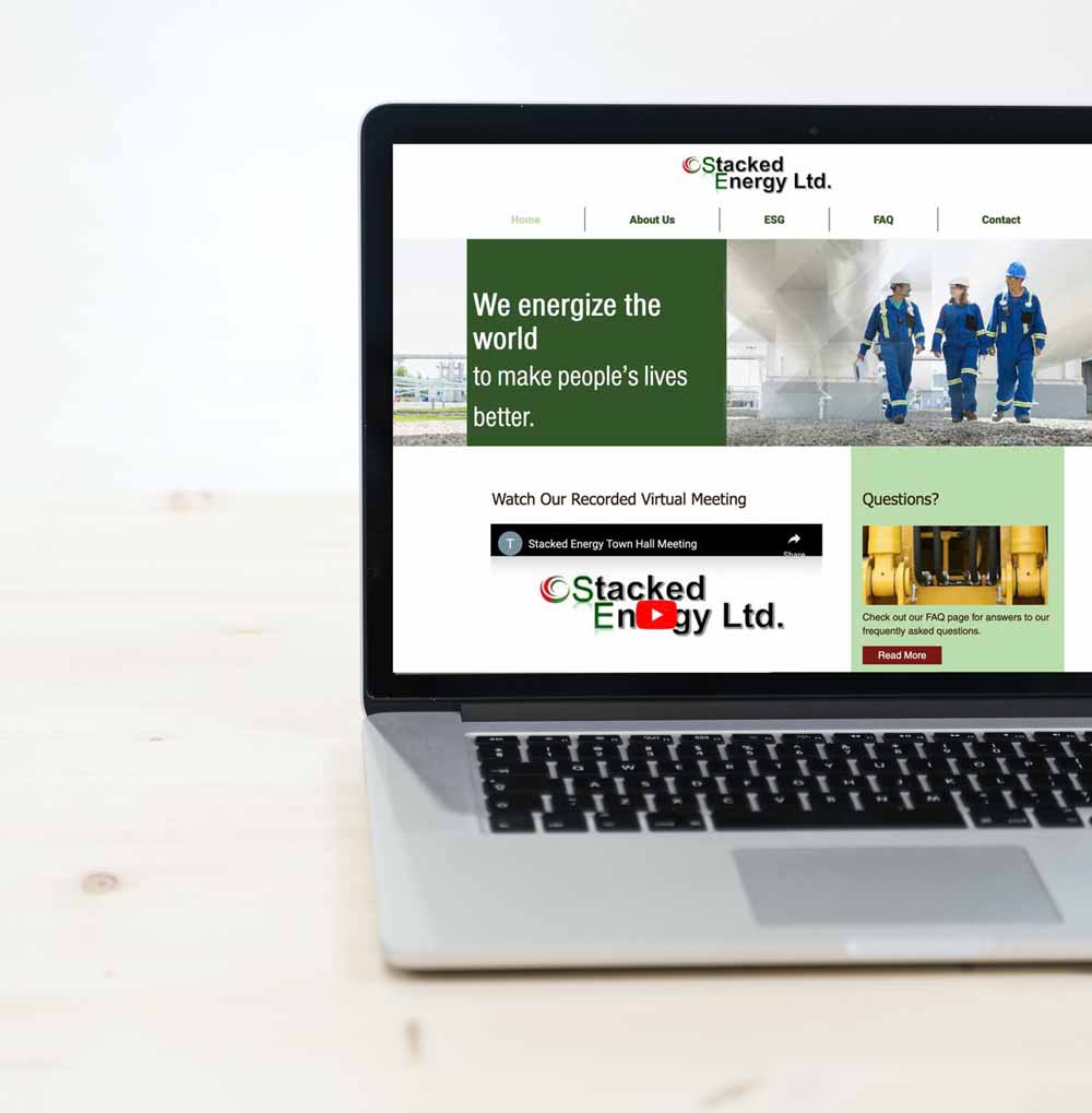 Stacked Energy Website - Thomas Yee Designs